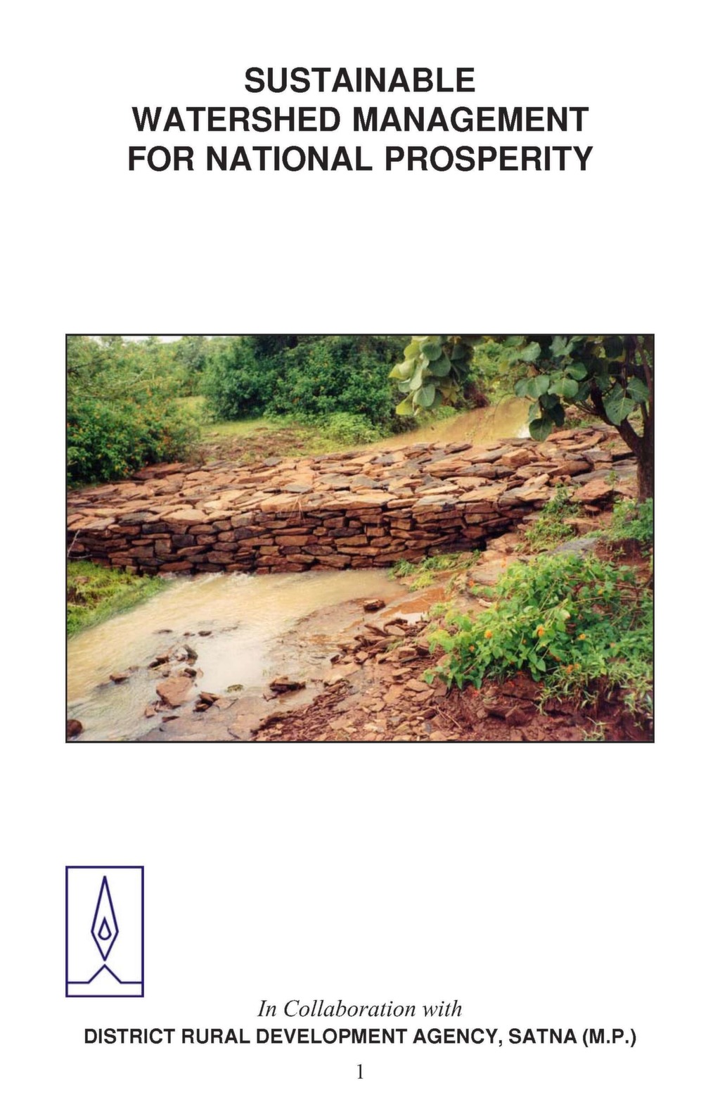 Sustainable Watershed Management - Deendayal Research Institute